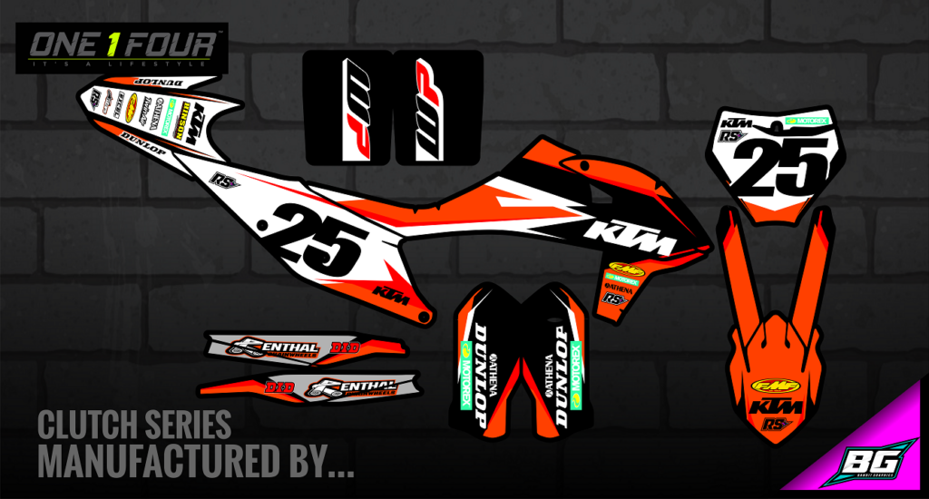 ONE 1 FOUR PRE-DESIGNED KTM STICKER KIT - lifestyle114